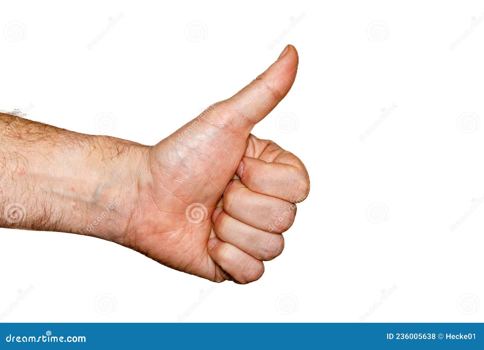 Hand with thumb up stock photo. Image of forefinger - 236005638