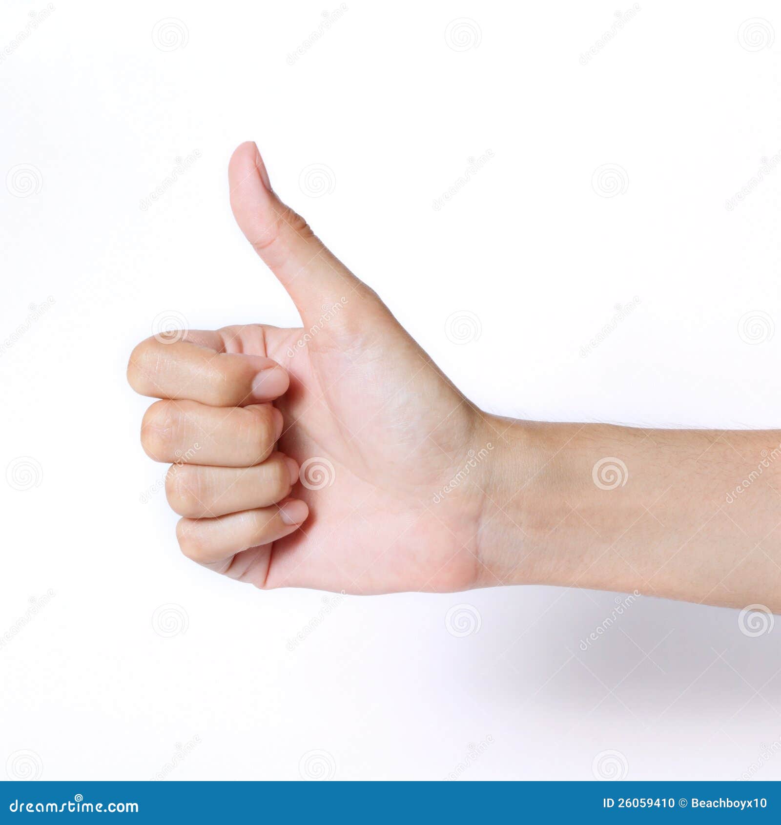 Hand thumb up stock photo. Image of studio, concept, thumb - 26059410