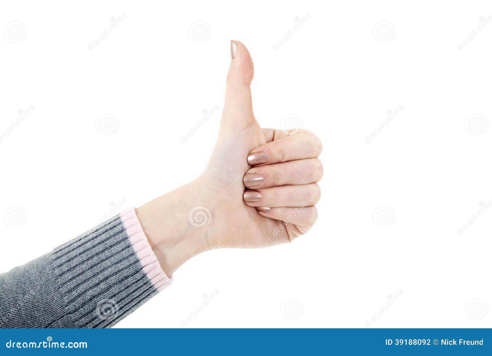Hand with thump up stock photo. Image of choice, point - 39188092