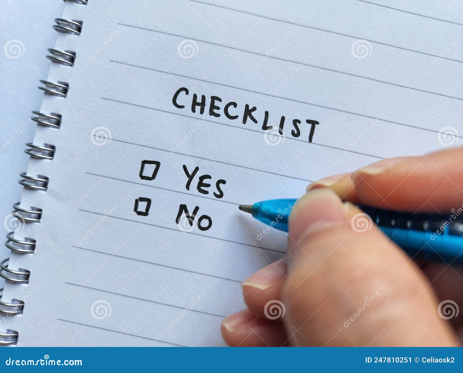 Hand ticking check boxes stock image. Image of checkboxes - 247810251