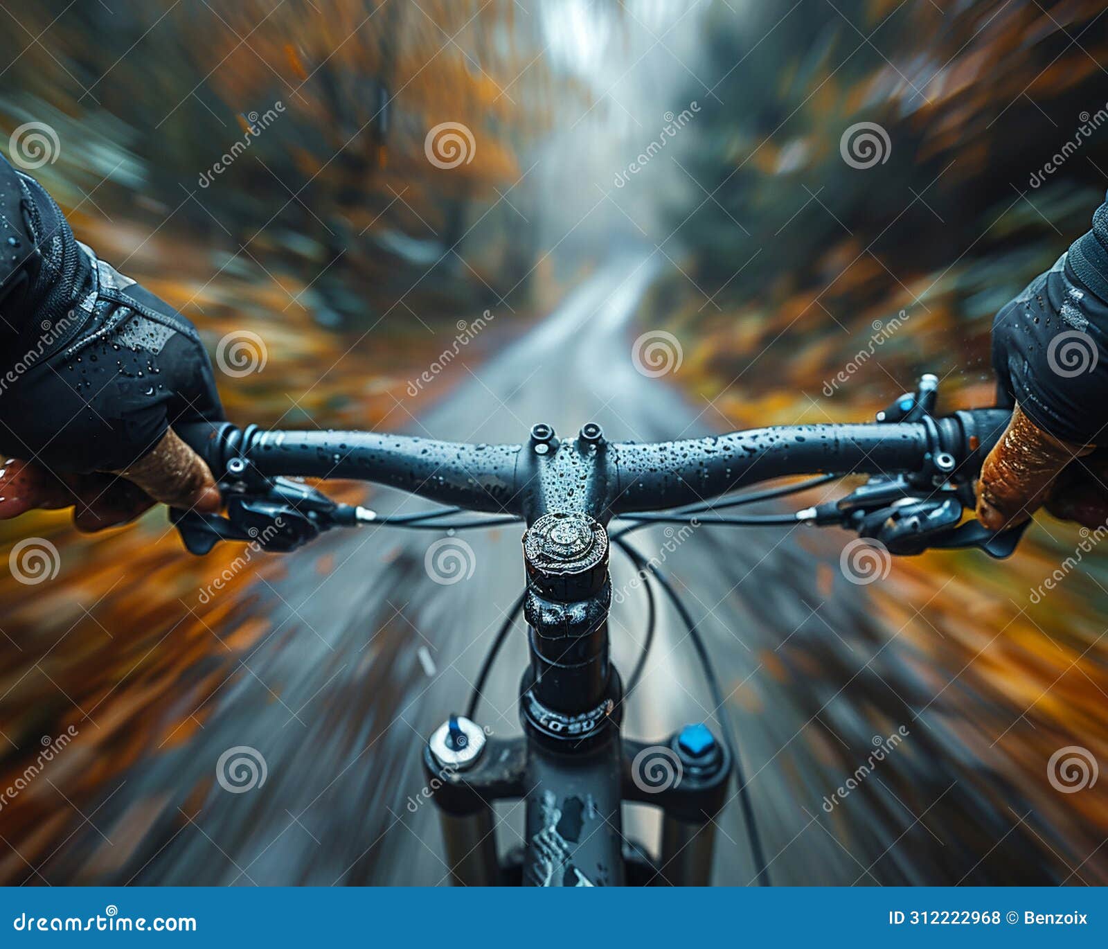 Hand Tightly Gripping a Bicycle Handle during a Race Stock Photo ...