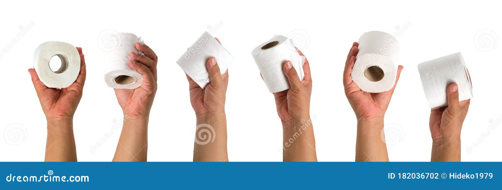 Hand with Tissue Paper on White Background Stock Photo - Image of ...