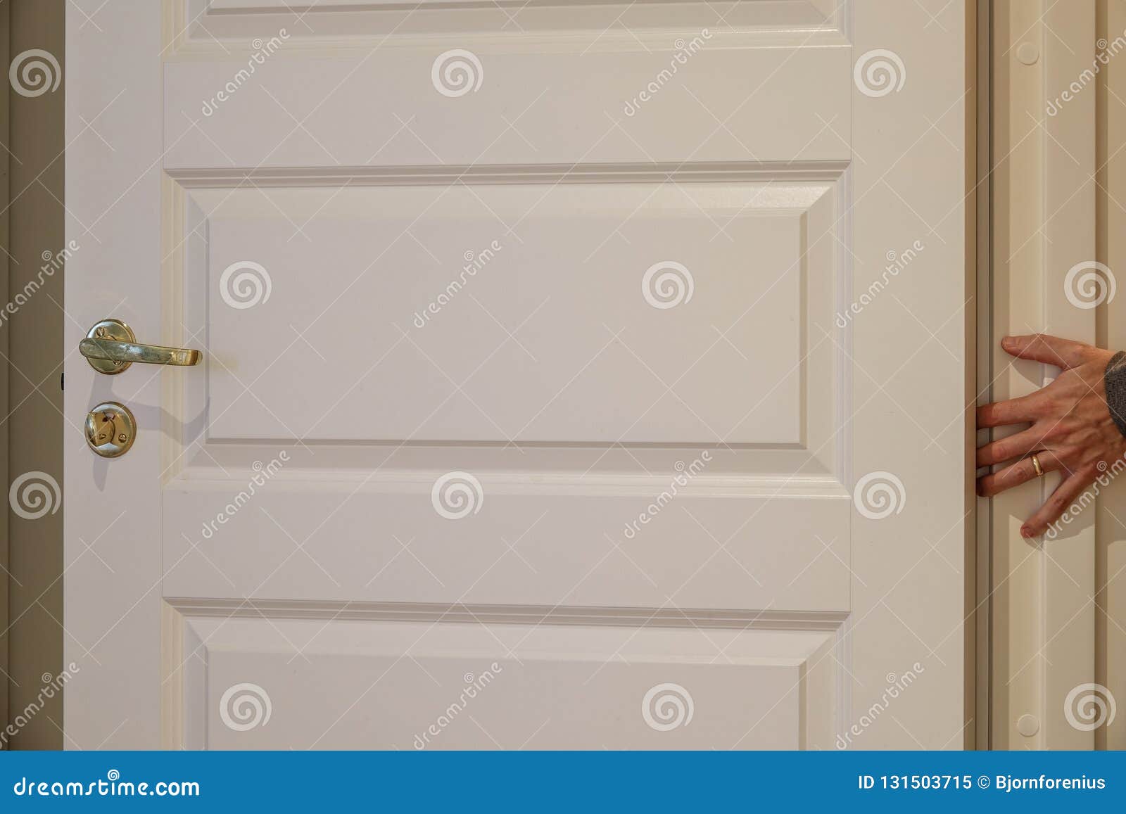 A Hand about To Get Smashed in a Door Stock Image - Image of trap, home ...