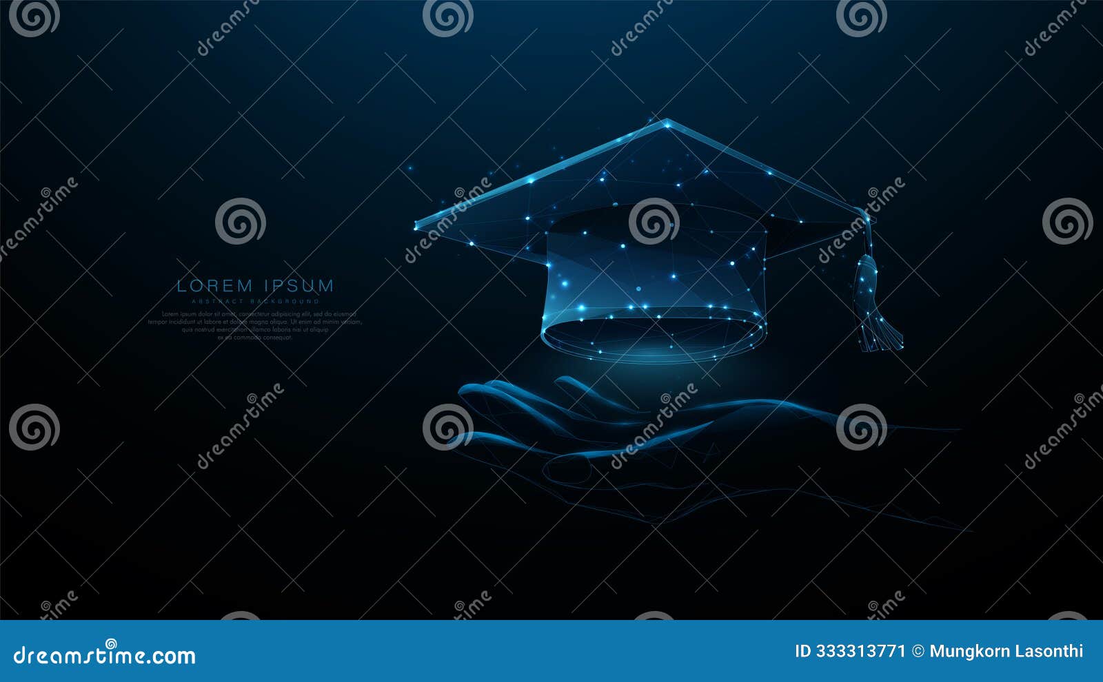 Graduation Cap Linear Icon. High Education Student Symbol Cartoon ...