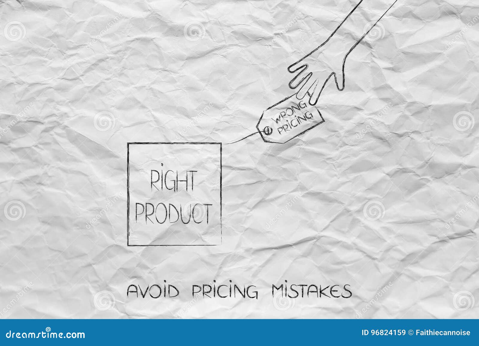 Hand about To Put Wrong Pricing Label on Right Product Stock Image ...