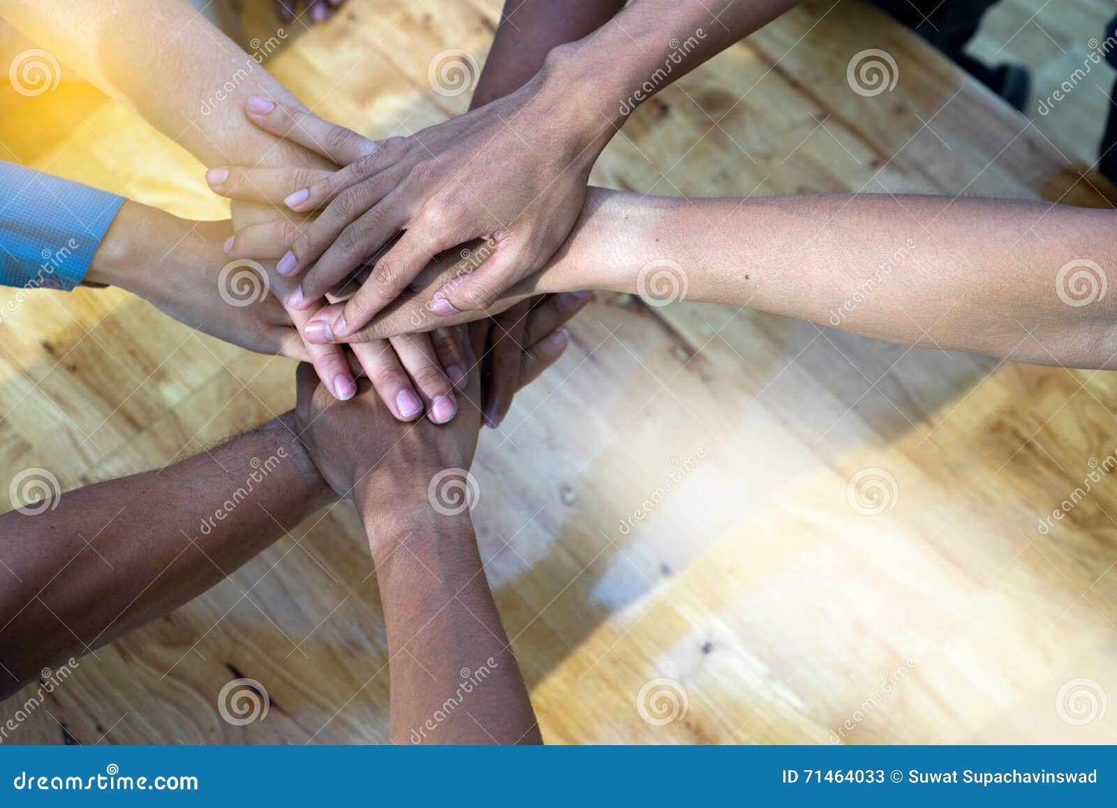 Hand Together Group Office Teamwork Stock Image - Image of group, asia ...