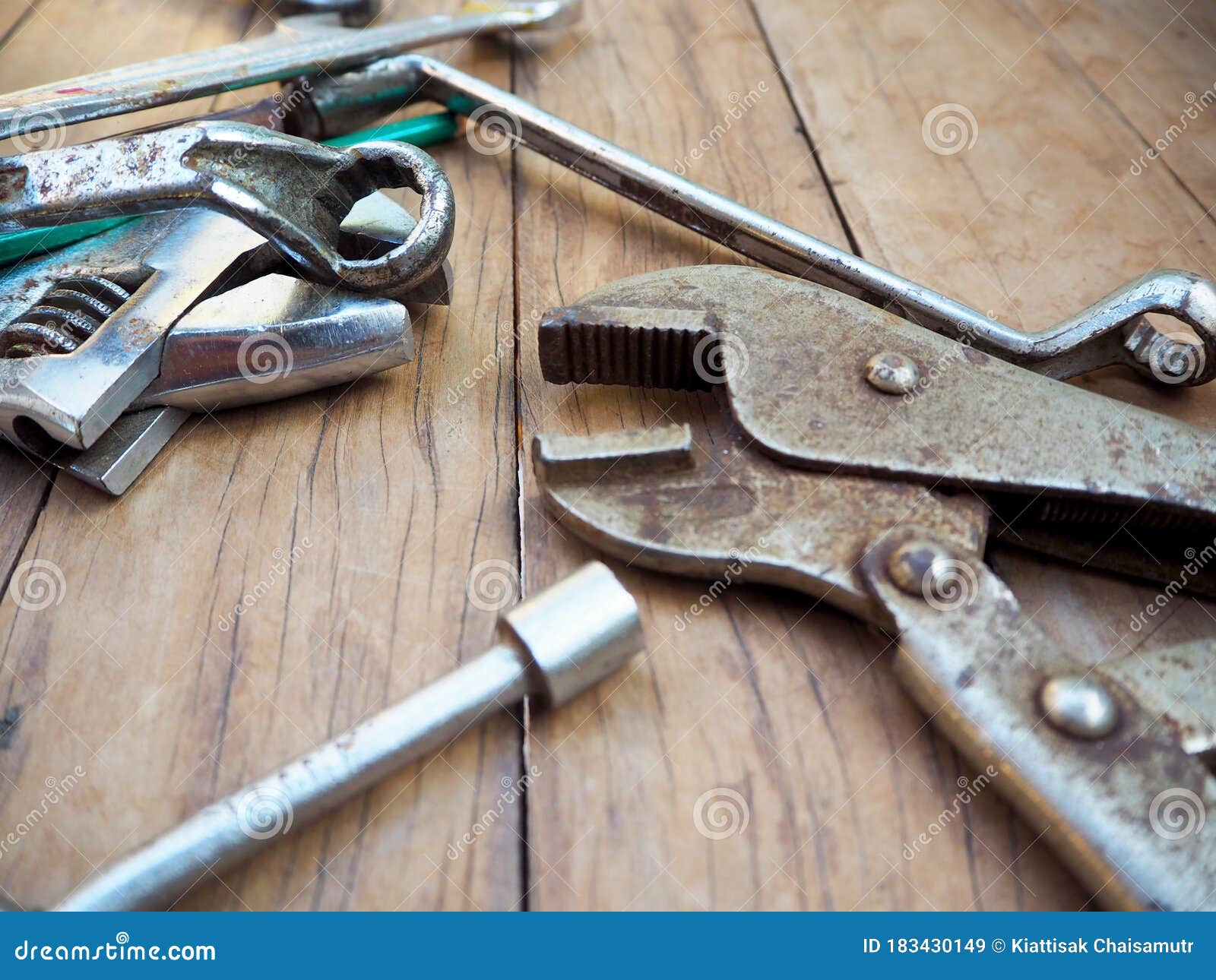 Hand Tool and Equipment for Worker Stock Image - Image of repair ...