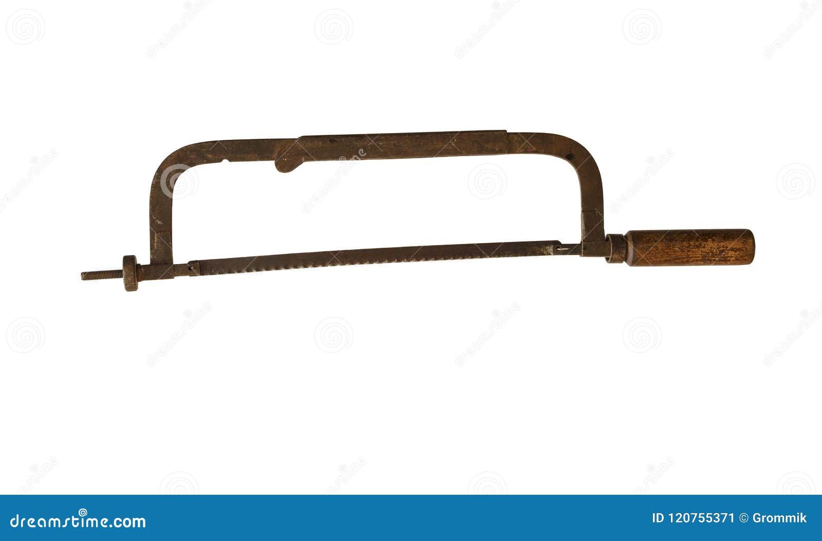 Hacksaw For Metal On A Carpentry Table Royalty-Free Stock Photo ...