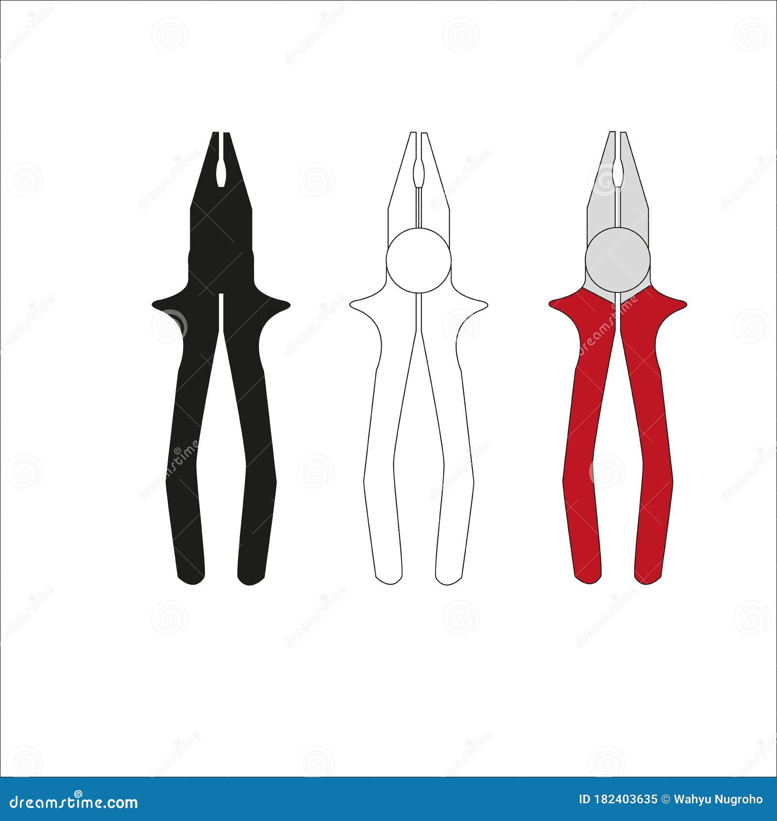 A Illustration of Hand Tool Equipment Stock Vector - Illustration of ...