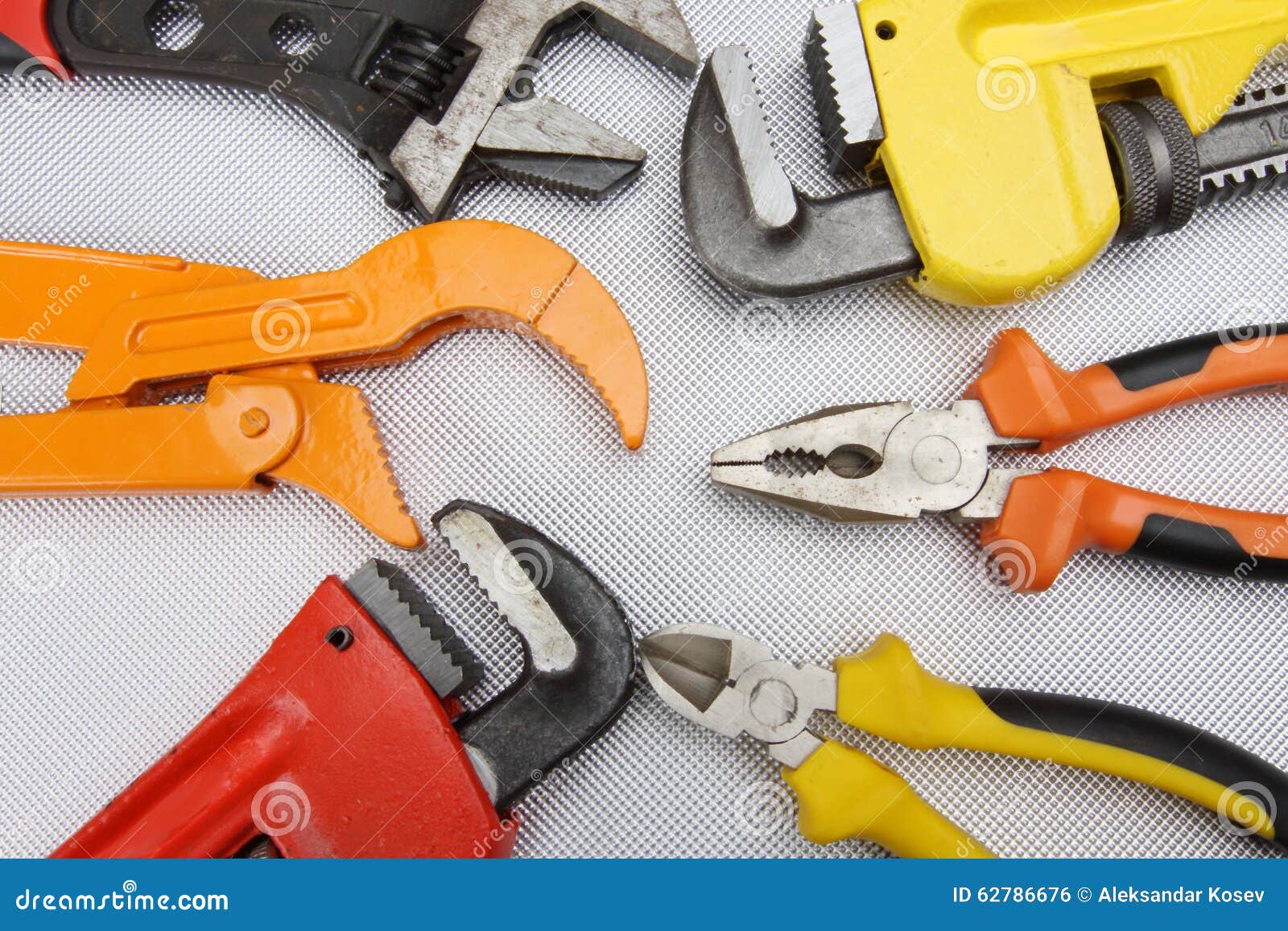 Hand tools close up stock photo. Image of isolated, handyman - 62786676