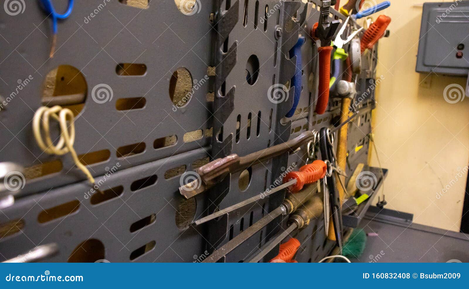 Hand tools on the machine stock photo. Image of machine - 160832408