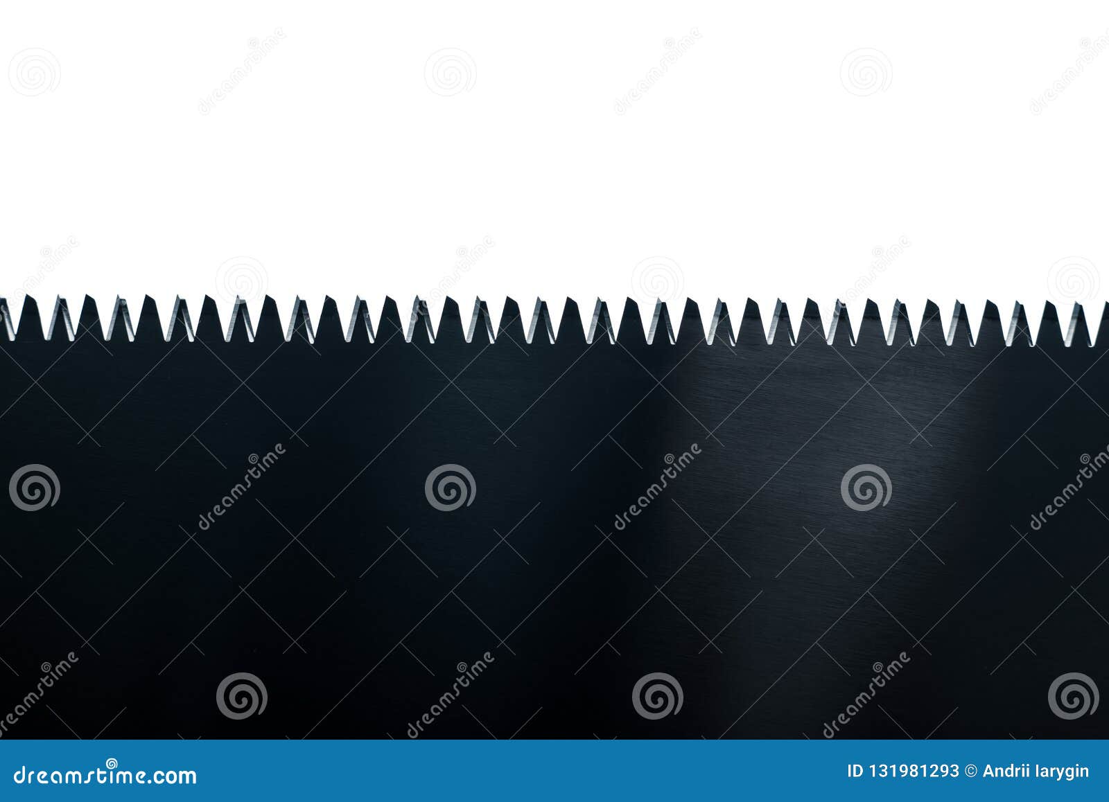 Hand tools saw blade teeth stock image. Image of metal - 131981293