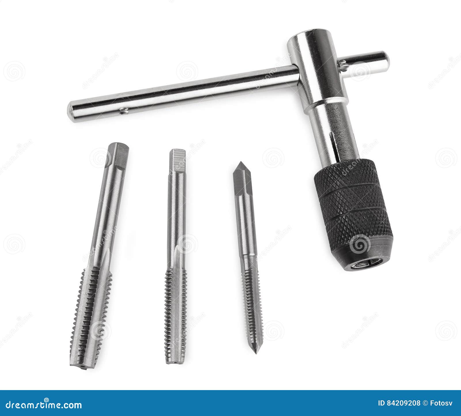 Hand tools for threading stock photo. Image of lathe - 84209208