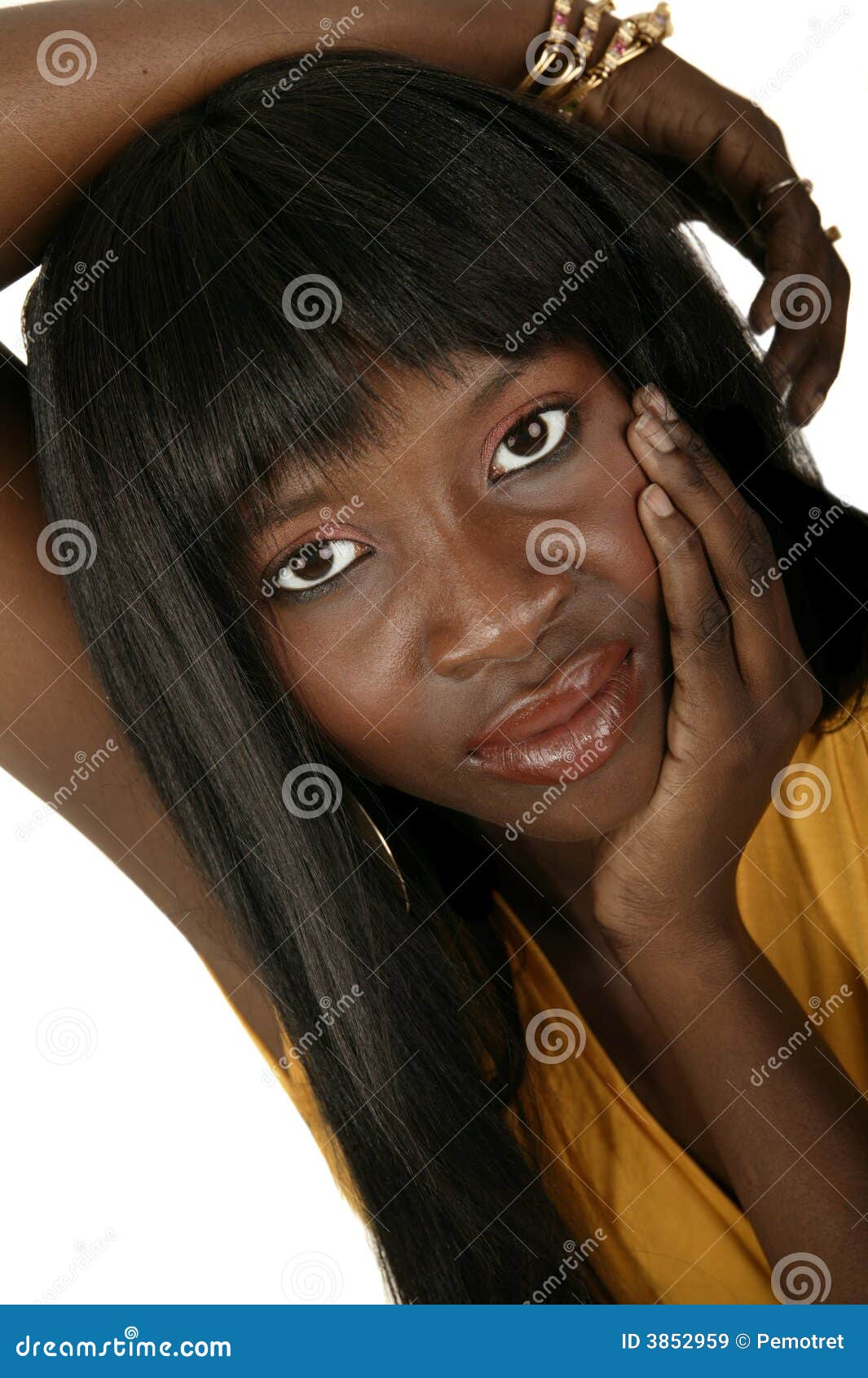 Hand on Top and Bottom stock image. Image of glamour, woman - 3852959