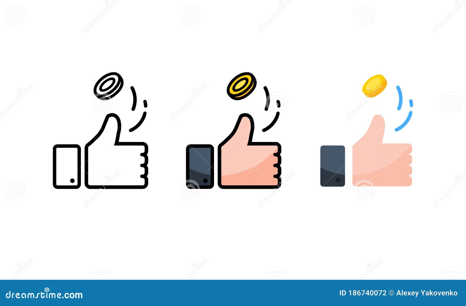 Hand is Tossing Coin. Heads or Tails. Coin Flipping Icon Set on ... Hand is Tossing Coin. Heads or Tails. Coin Flipping Icon Set on ...