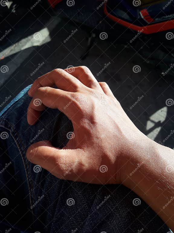 Hand touch light stock image. Image of human, touch - 161515865