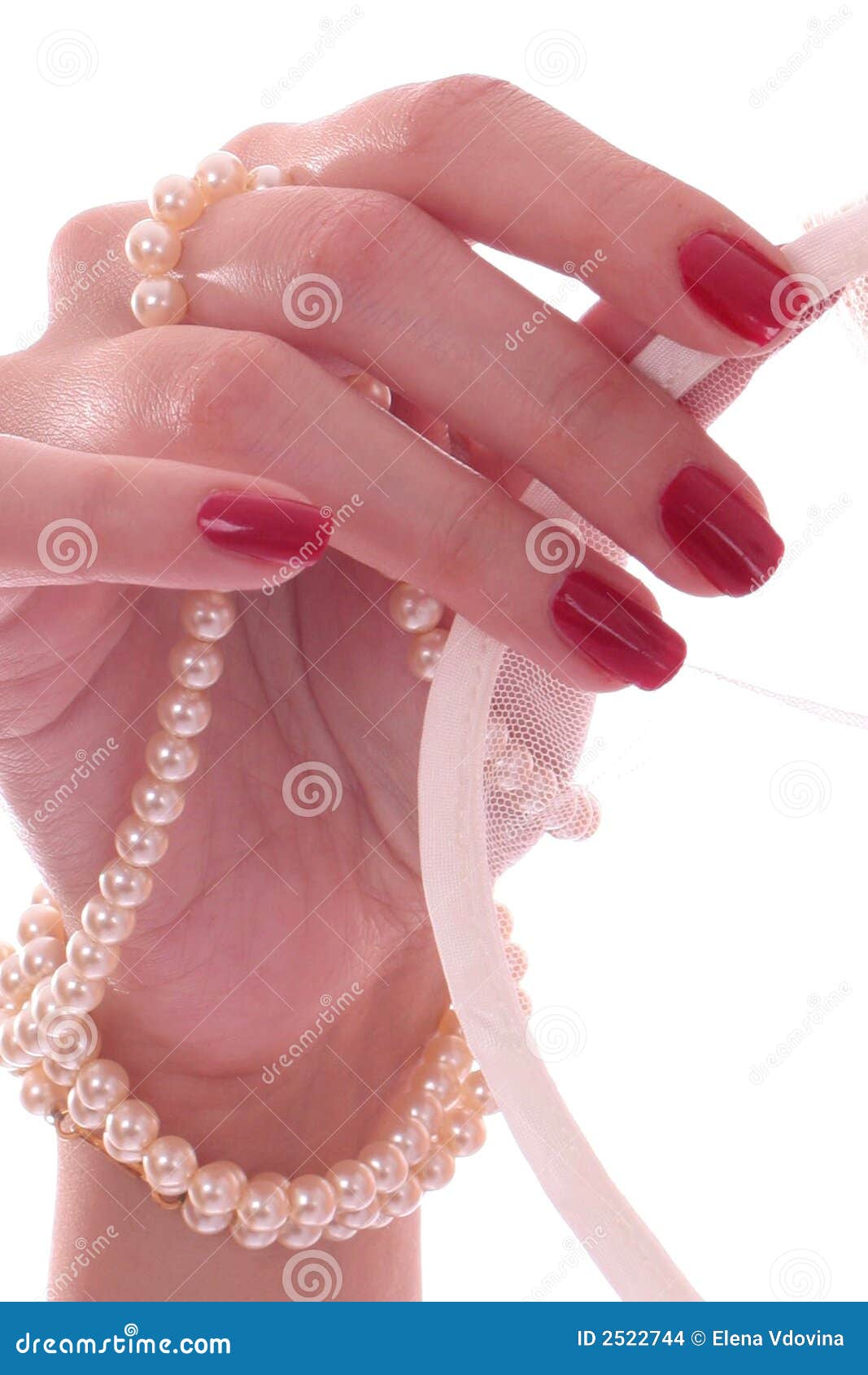 Hand Touching a Bridal Veil Stock Photo - Image of futuristic ...