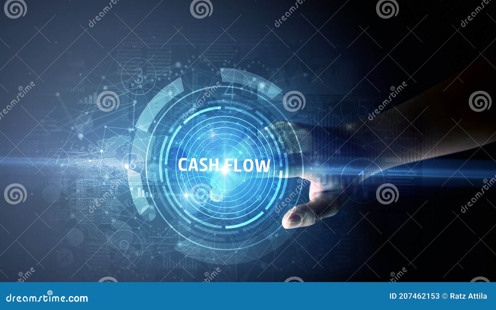 Hand Touching Business Concept Button Stock Image - Image of choice ...