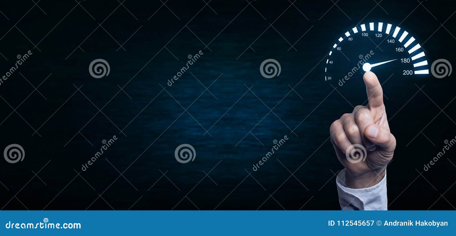 Hand Touching Car Speedometer. Stock Image - Image of sign, concept ...