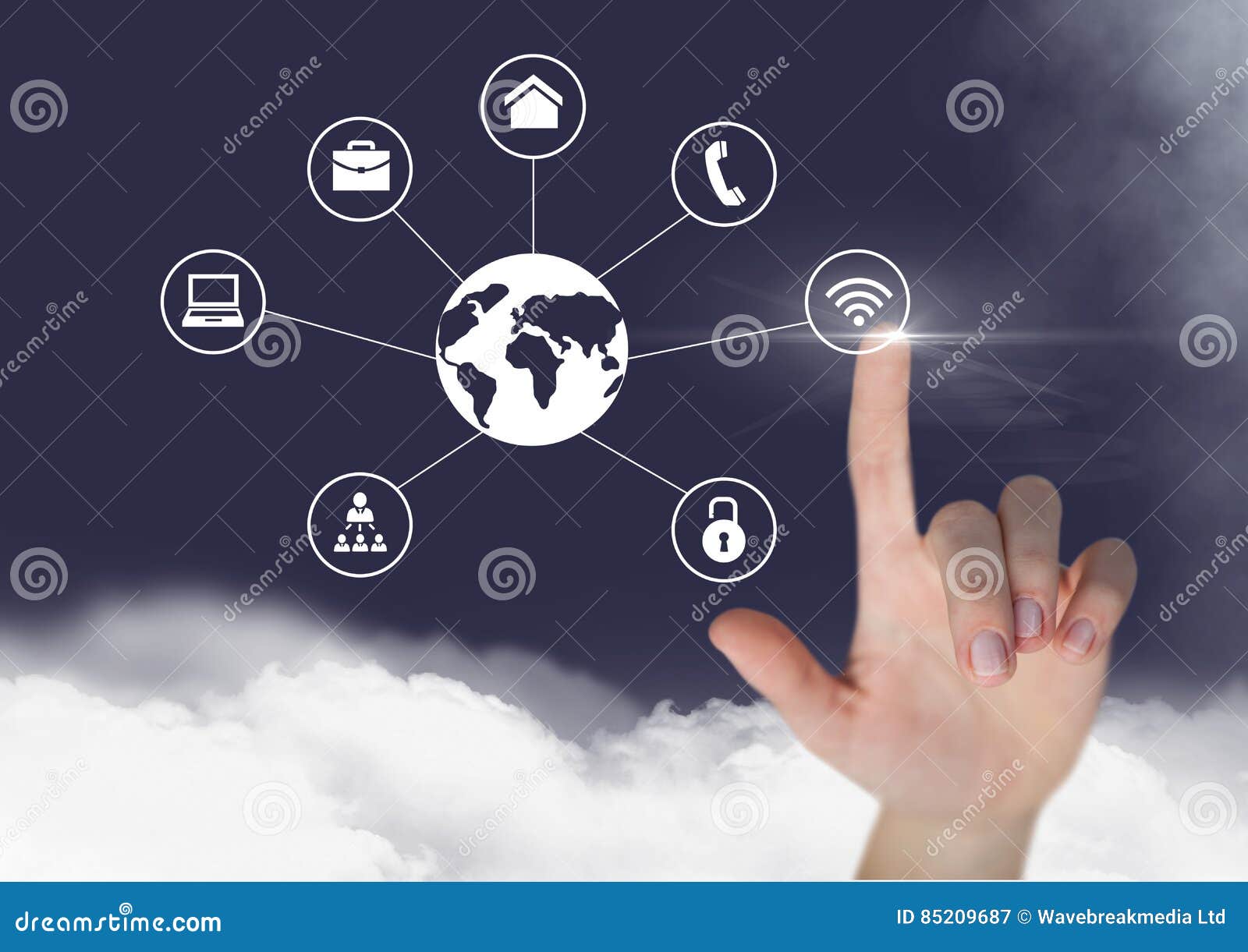 Connecting Digitally Stock Illustrations – 1,108 Connecting Digitally ...