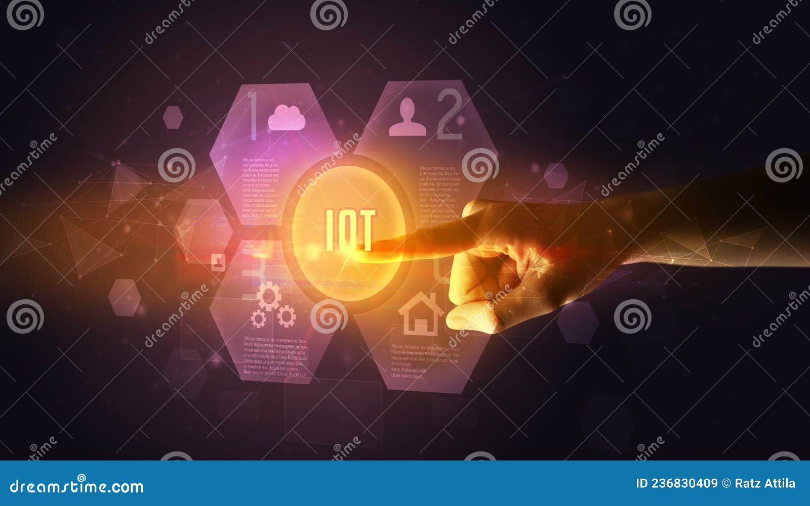 Hand Touching Digital Button Concept Stock Image - Image of select ...
