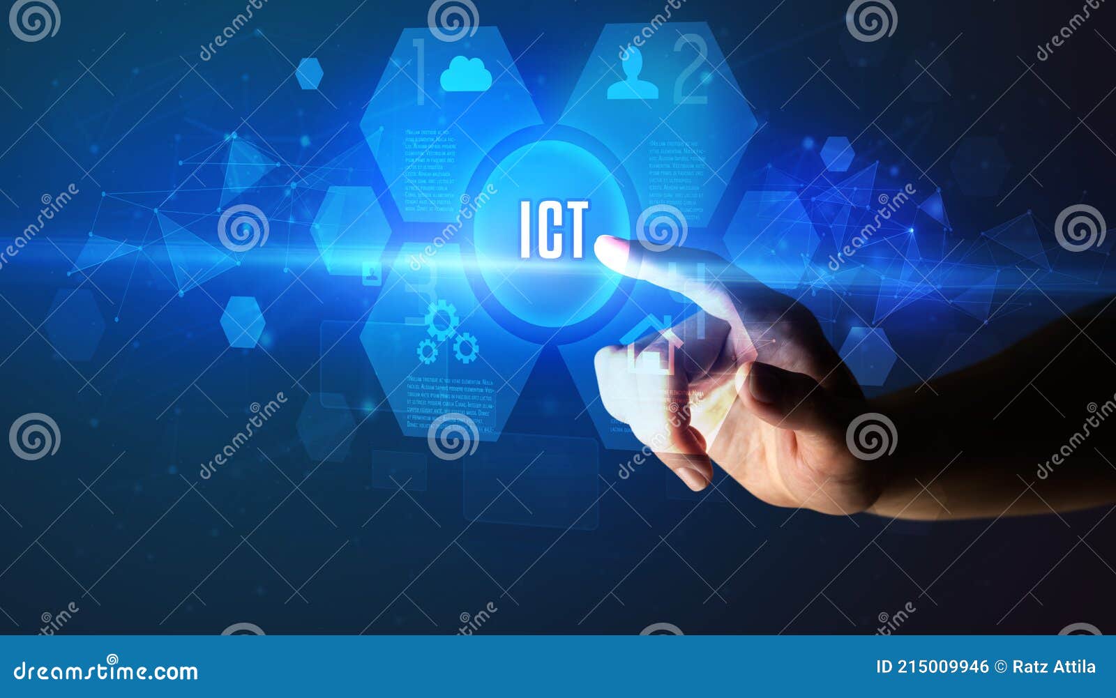 Hand Touching Digital Button Stock Photo - Image of interface, accepted ...