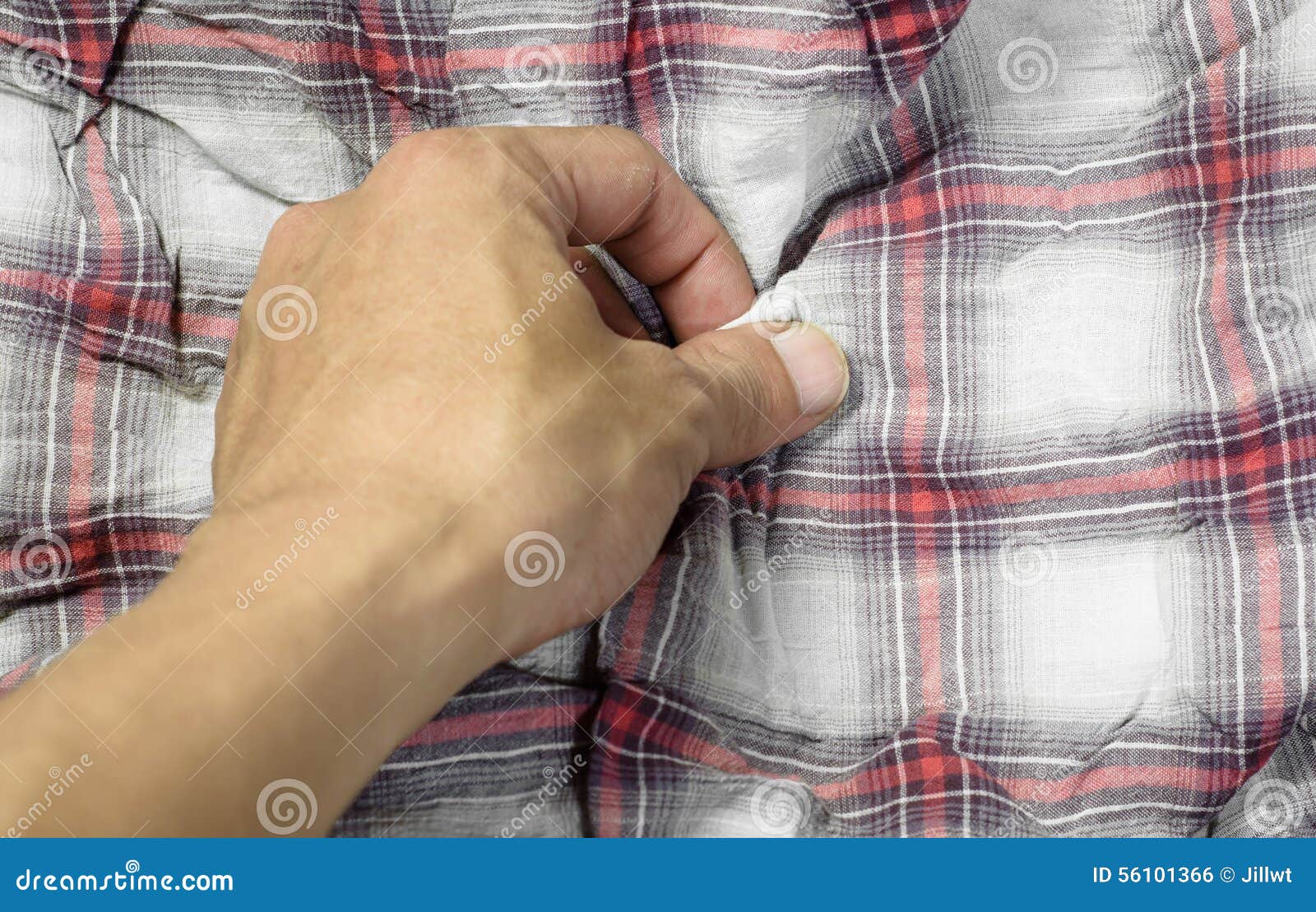 Hand touching fabric stock photo. Image of hand, retro - 56101366