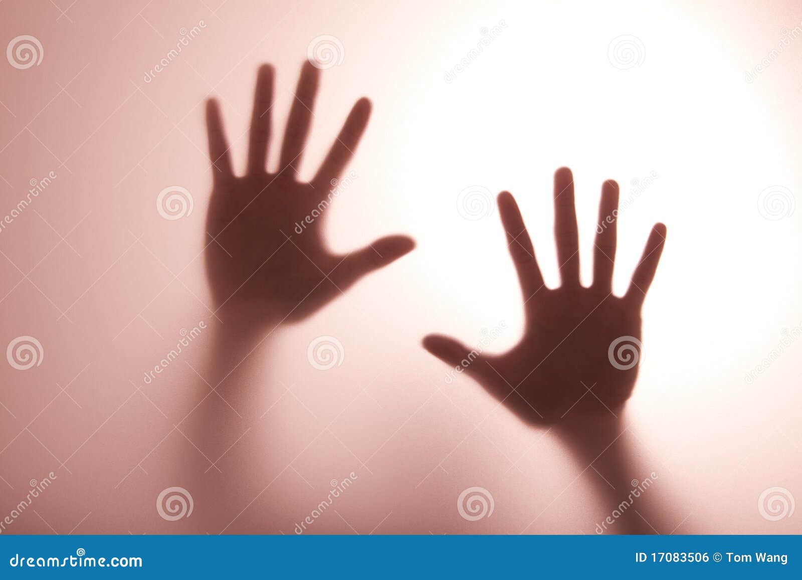 Hand Touching Glass with Warm Tone of Light Stock Photo - Image of ...