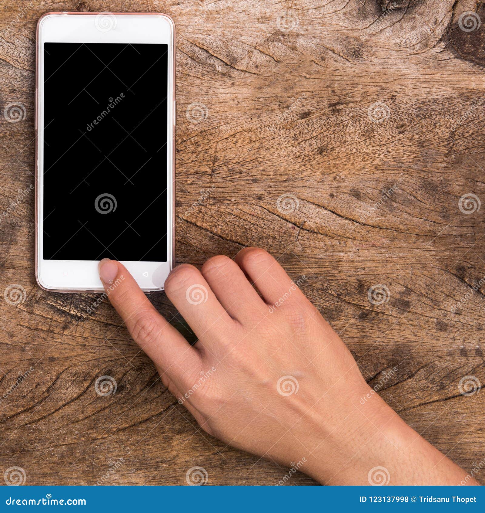 Hand touching home button stock photo. Image of hand - 123137998
