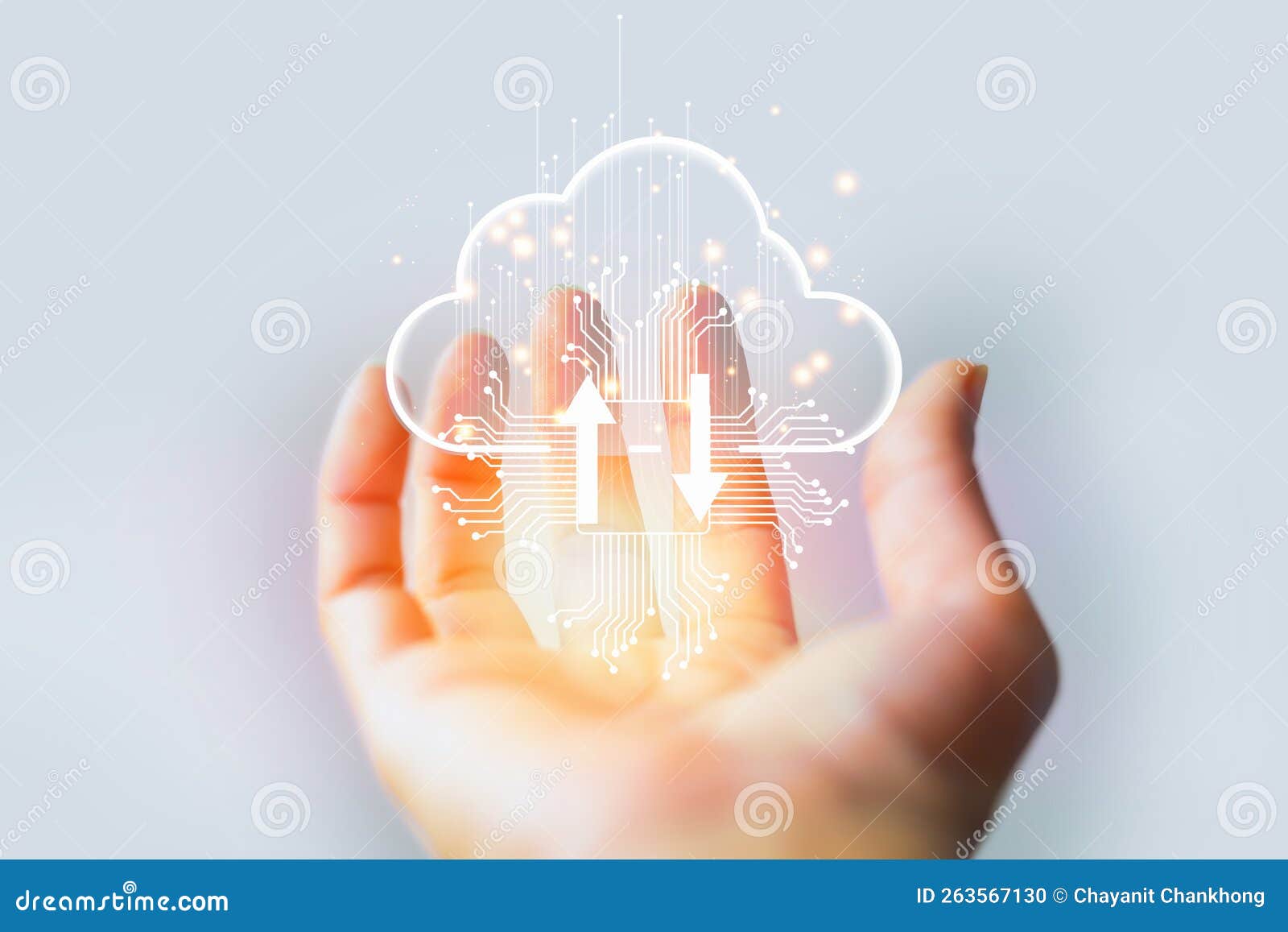 Hand Touching Infographic Cloud Computing And Technology Icons, Cloud ... Hand Touching Infographic Cloud Computing And Technology Icons, Cloud ...