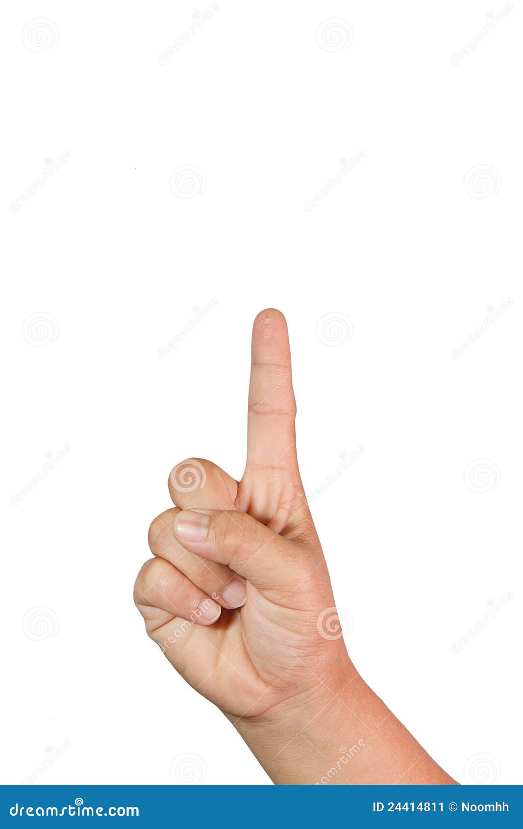 Hand Touching on the Screen Stock Image - Image of point, moving: 24414811