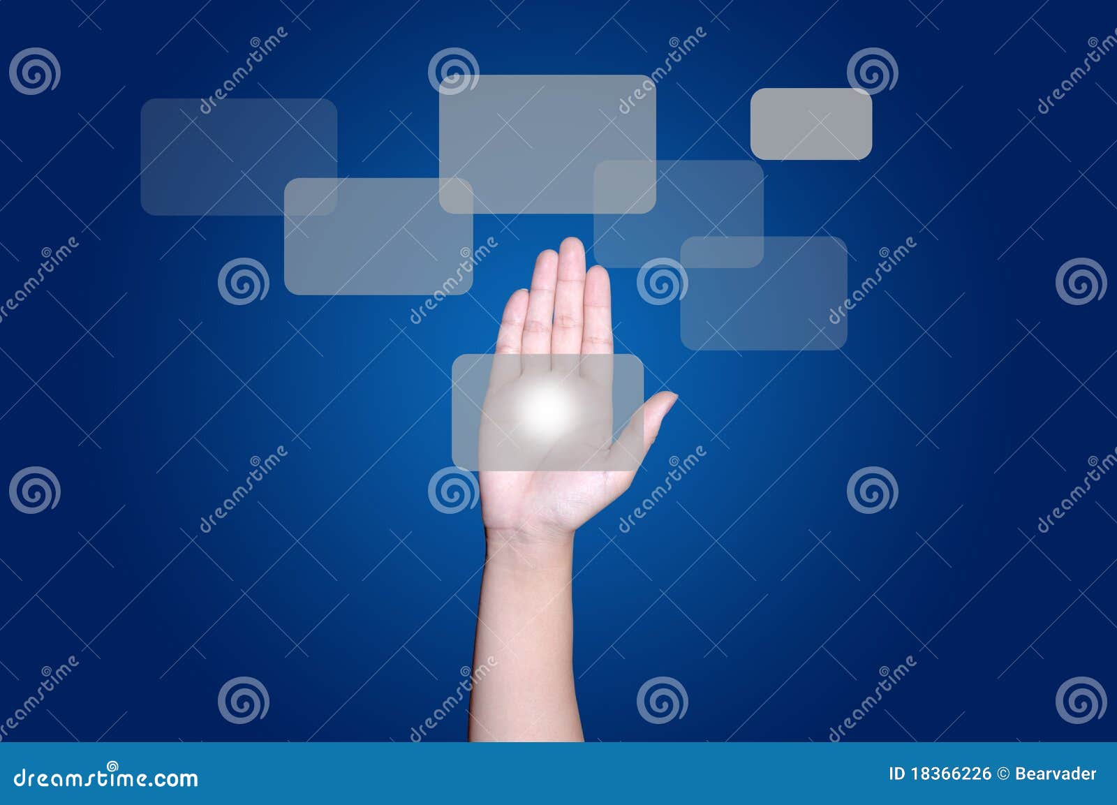 Hand Touching Text Box On Screen Picture. Image: 18366226