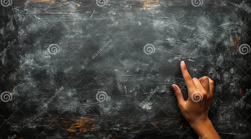 Hand Touching Textured Black Surface. Stock Photo - Image of touch ...