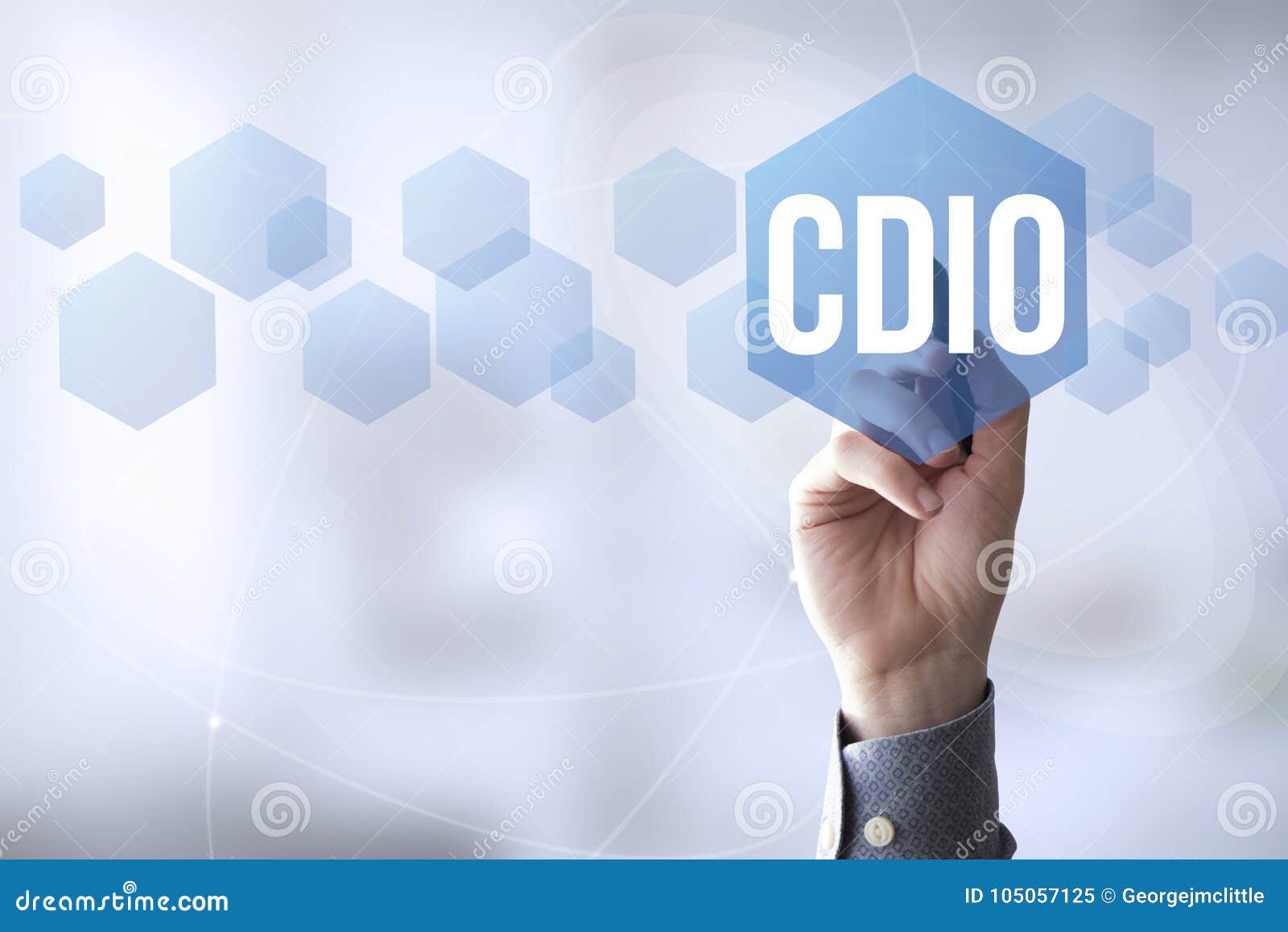 Connections pen touch cdio stock image. Image of network - 105057125