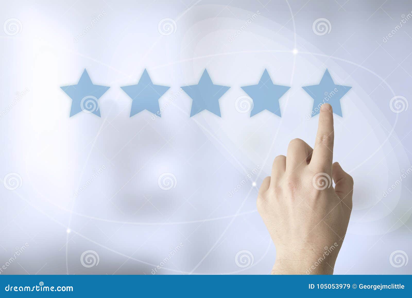 Hand rating stock image. Image of voice, business, feedback - 105053979