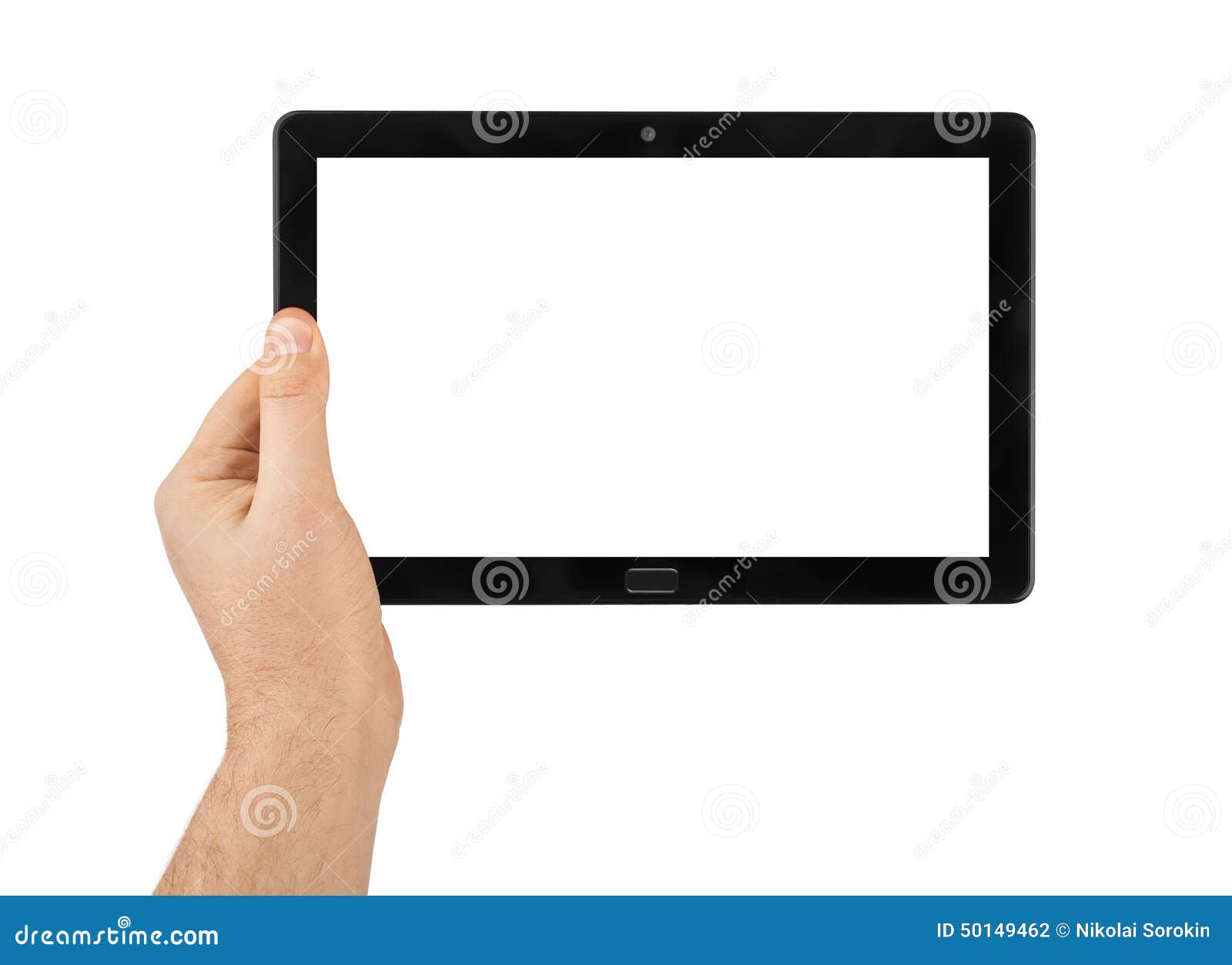 Hand with touchpad pc stock photo. Image of concept, border - 50149462