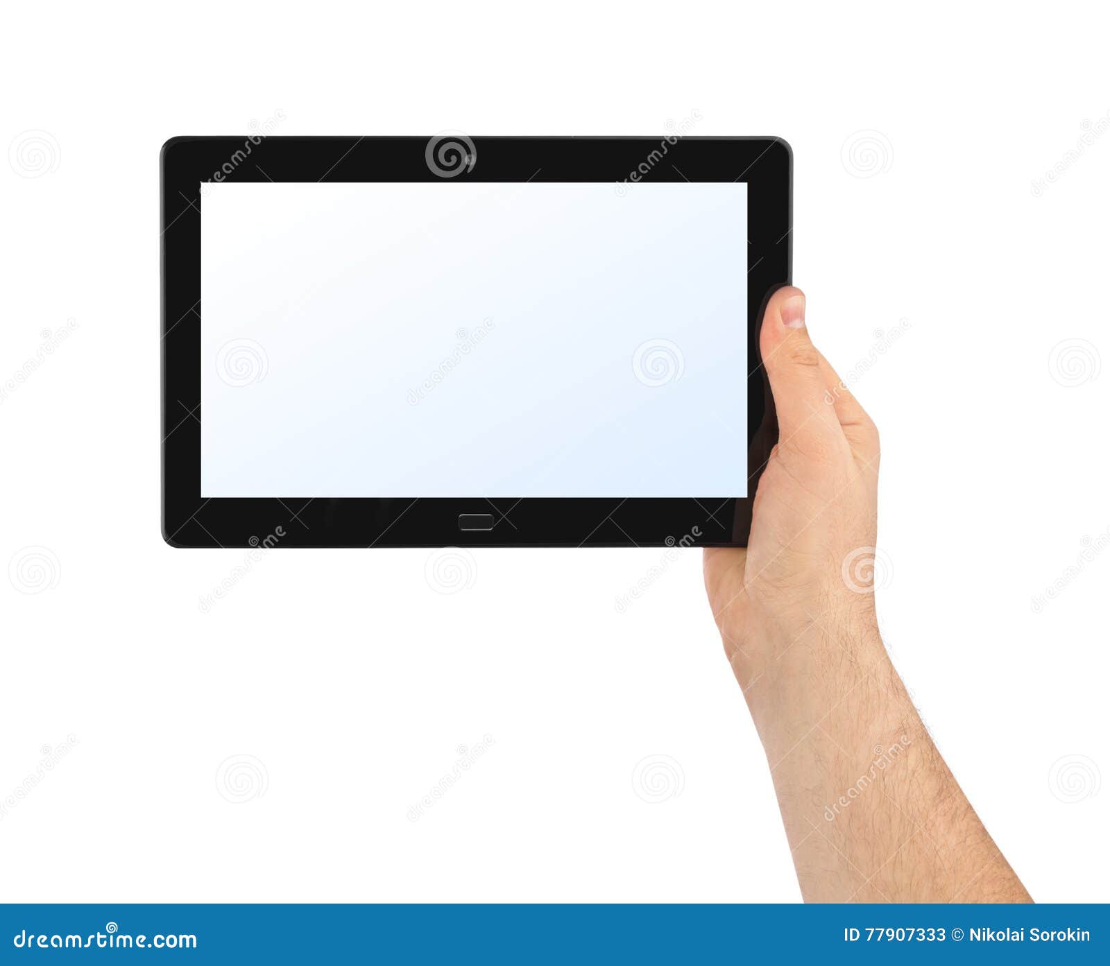 Hand with touchpad pc stock image. Image of hold, network - 77907333