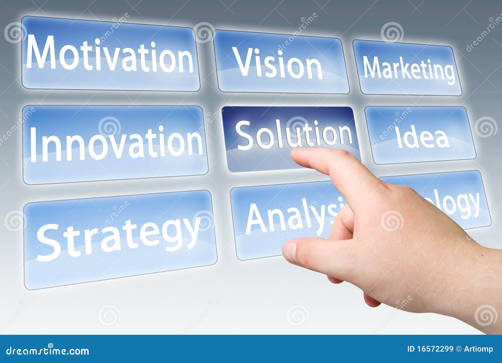 Hand And Touchscreen With Buttons Royalty-Free Stock Photography ...