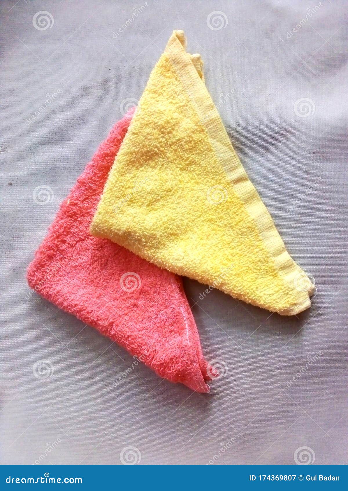 Hand Towel Colourful Small Hand Towel for Cleanliness of Hands Stock ...