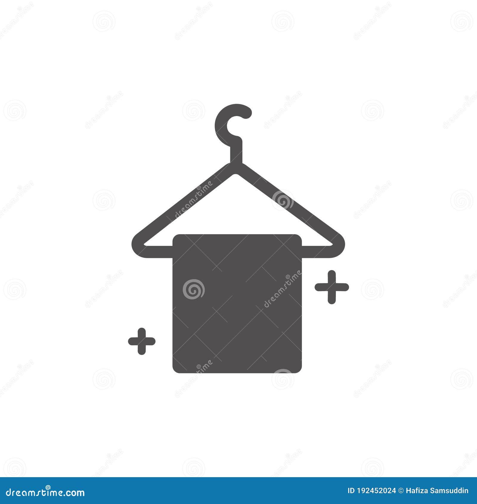 Hand Towel Vector Illustration. Vector Illustration Decorative Design ...