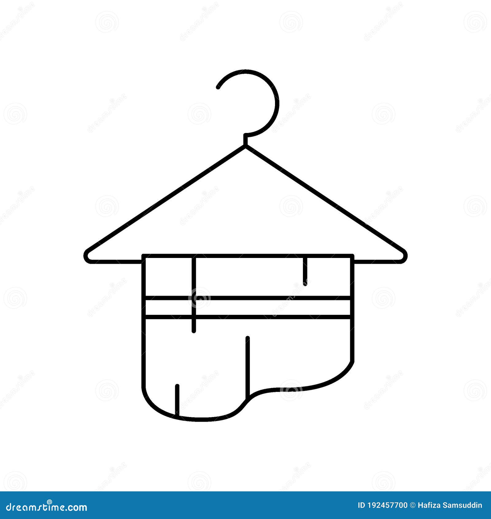 Hand Towel. Vector Illustration Decorative Design Stock Vector ...