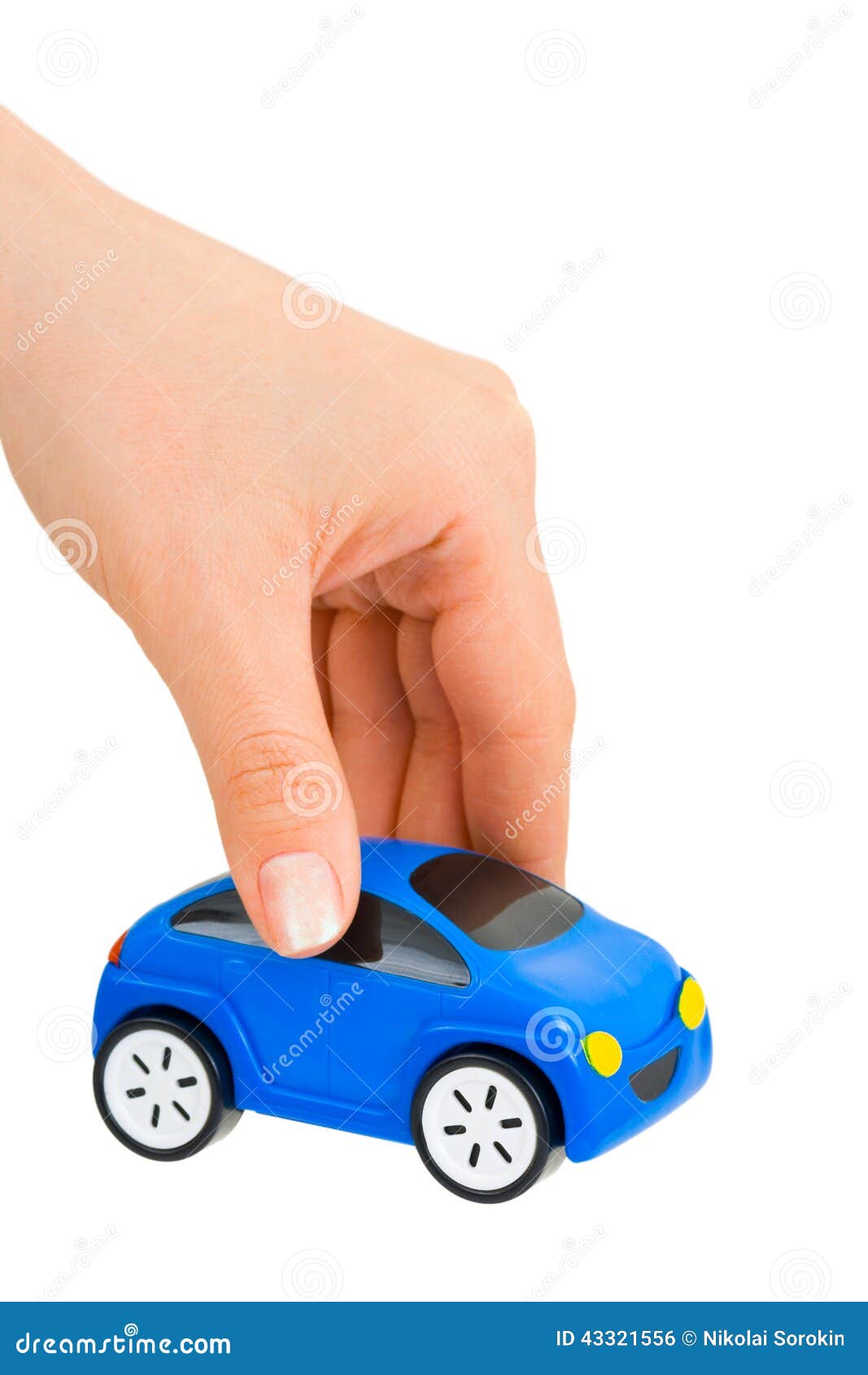 Hand and toy car stock photo. Image of industry, help - 43321556