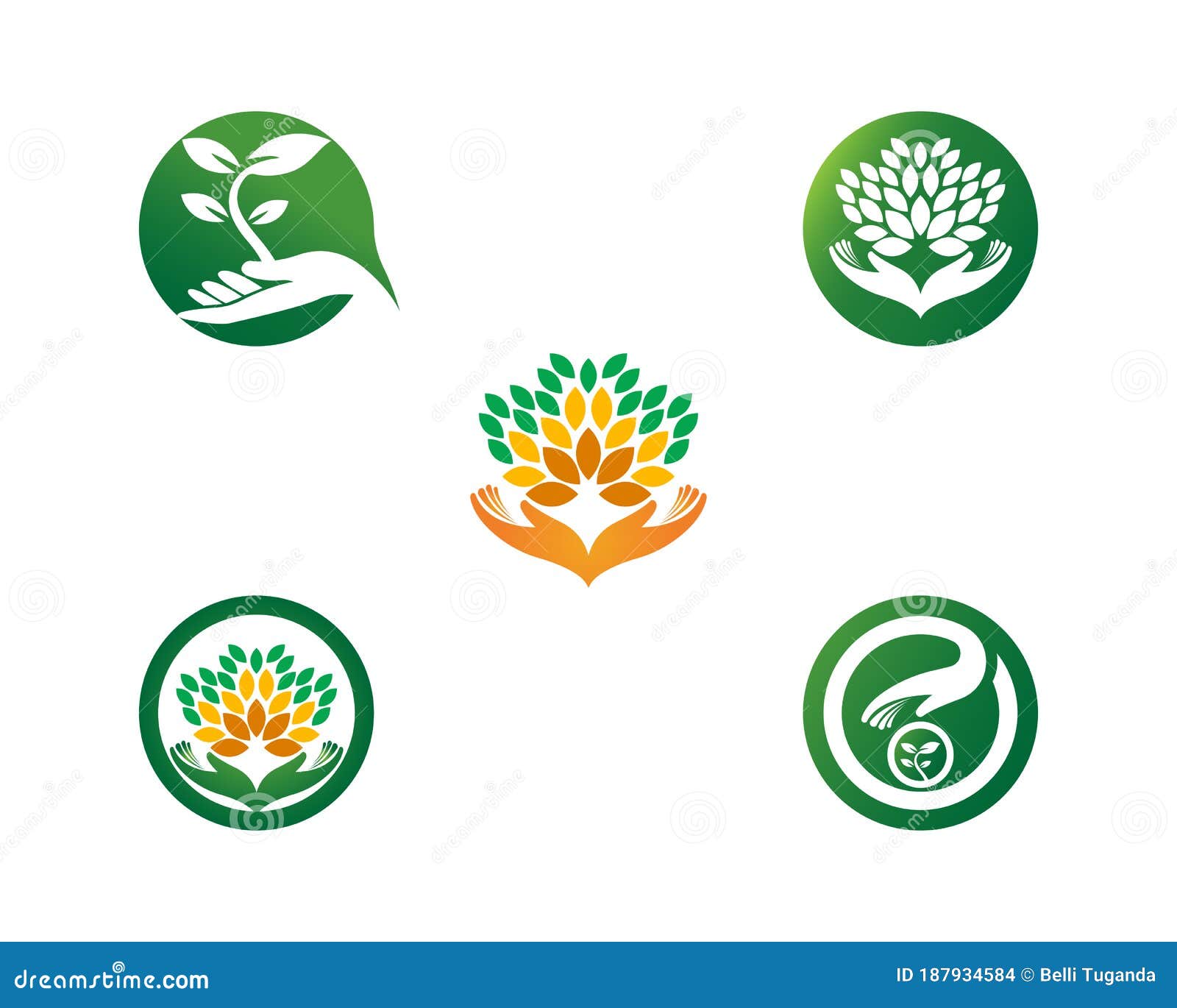 Hand, Tree and Leaf Logo Combination. Arm and Ecosystem Symbol or Icon ...