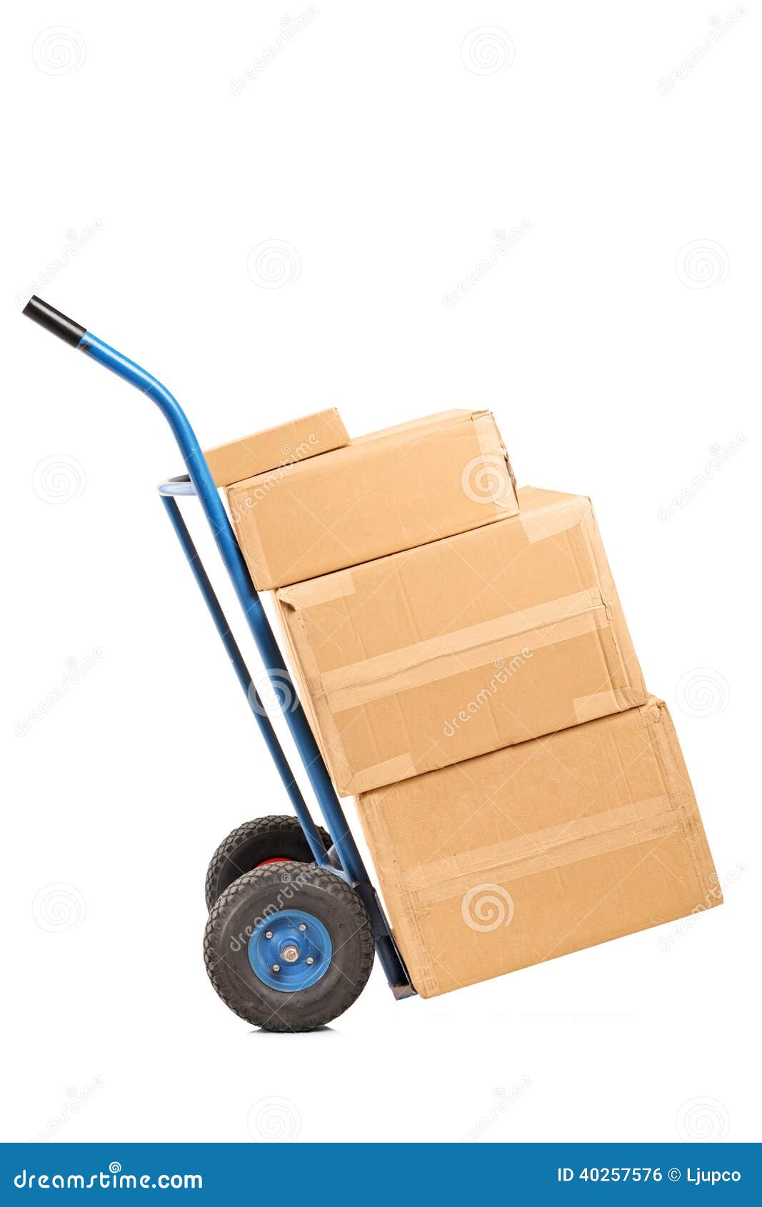 Hand Trolley Many Cardboard Boxes Stock Photos - Free & Royalty-Free ...