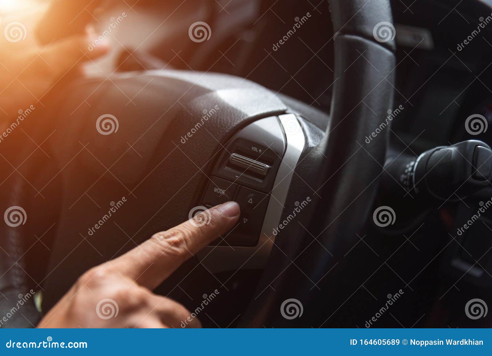Hand Tuning Fm Radio Button in Car Panel Stock Image - Image of details ...