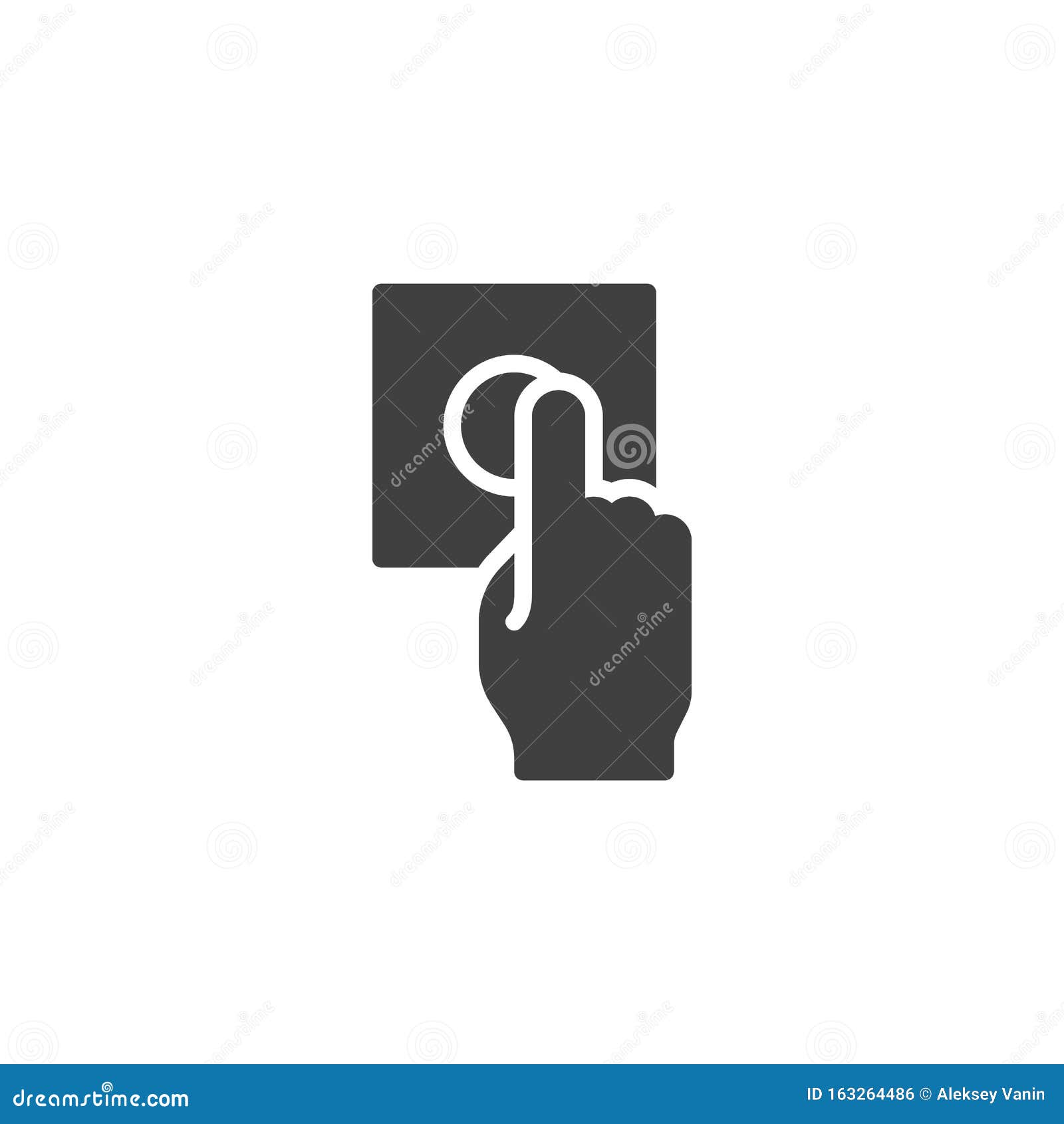 Hand Turning Dimmer Switch Vector Icon Stock Vector - Illustration of ...
