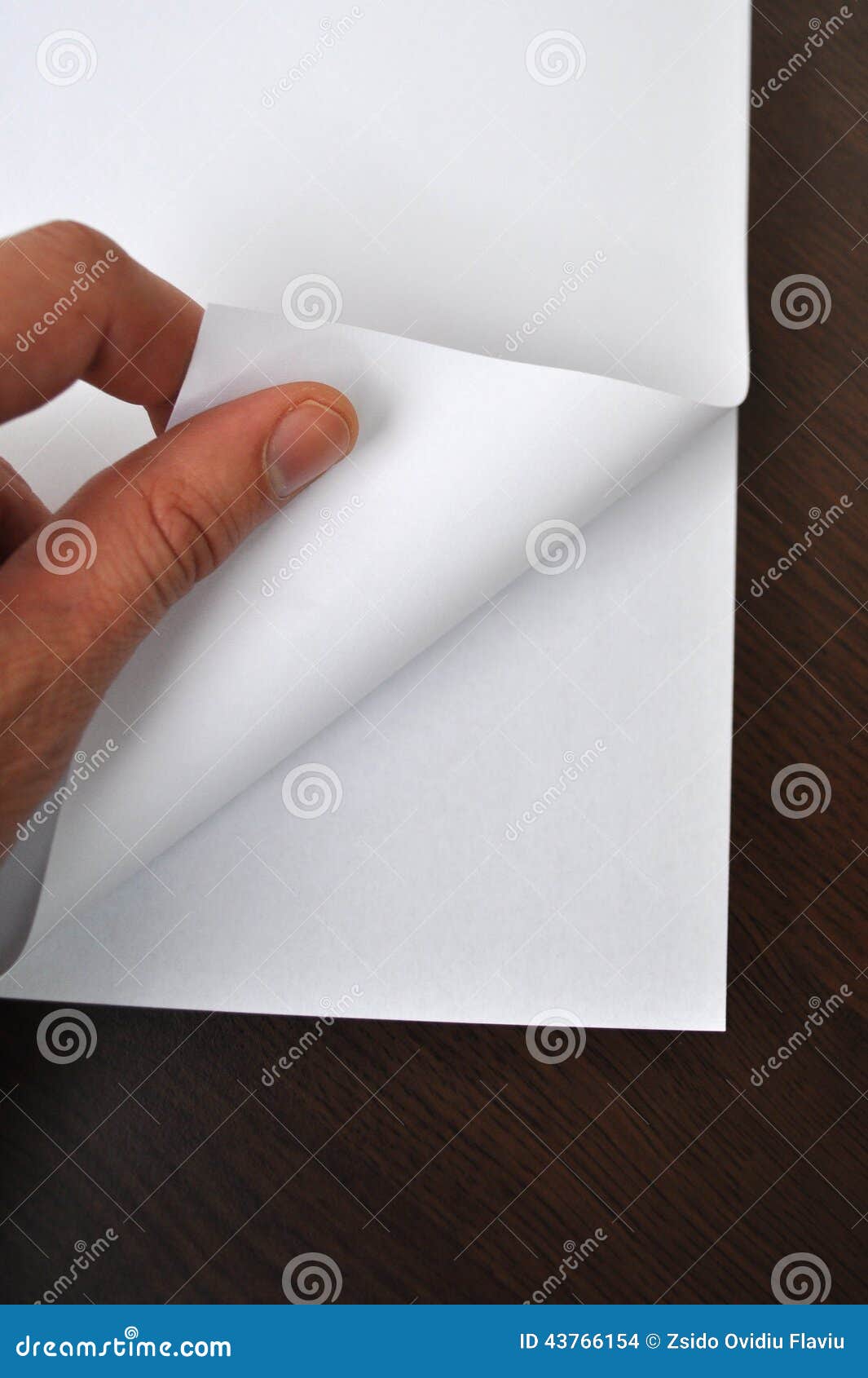 Hand turning page stock photo. Image of finger, checklist - 43766154