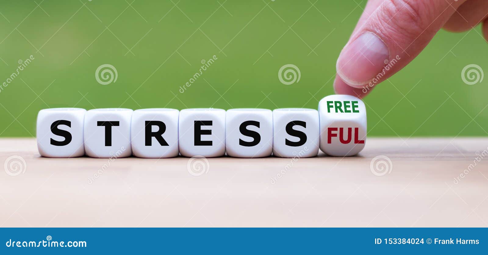 Hand Turns a Cube and Changes the Expression `stressful` To `stress ...