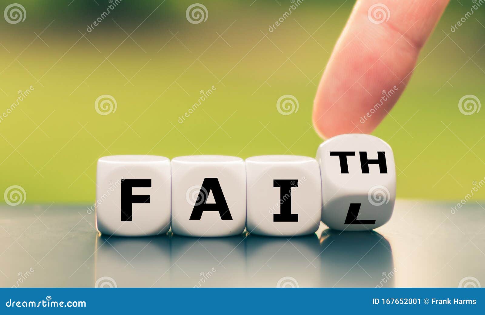 Hand Turns a Dice and Changes the Expression `fail` To `faith`, or Vice ...