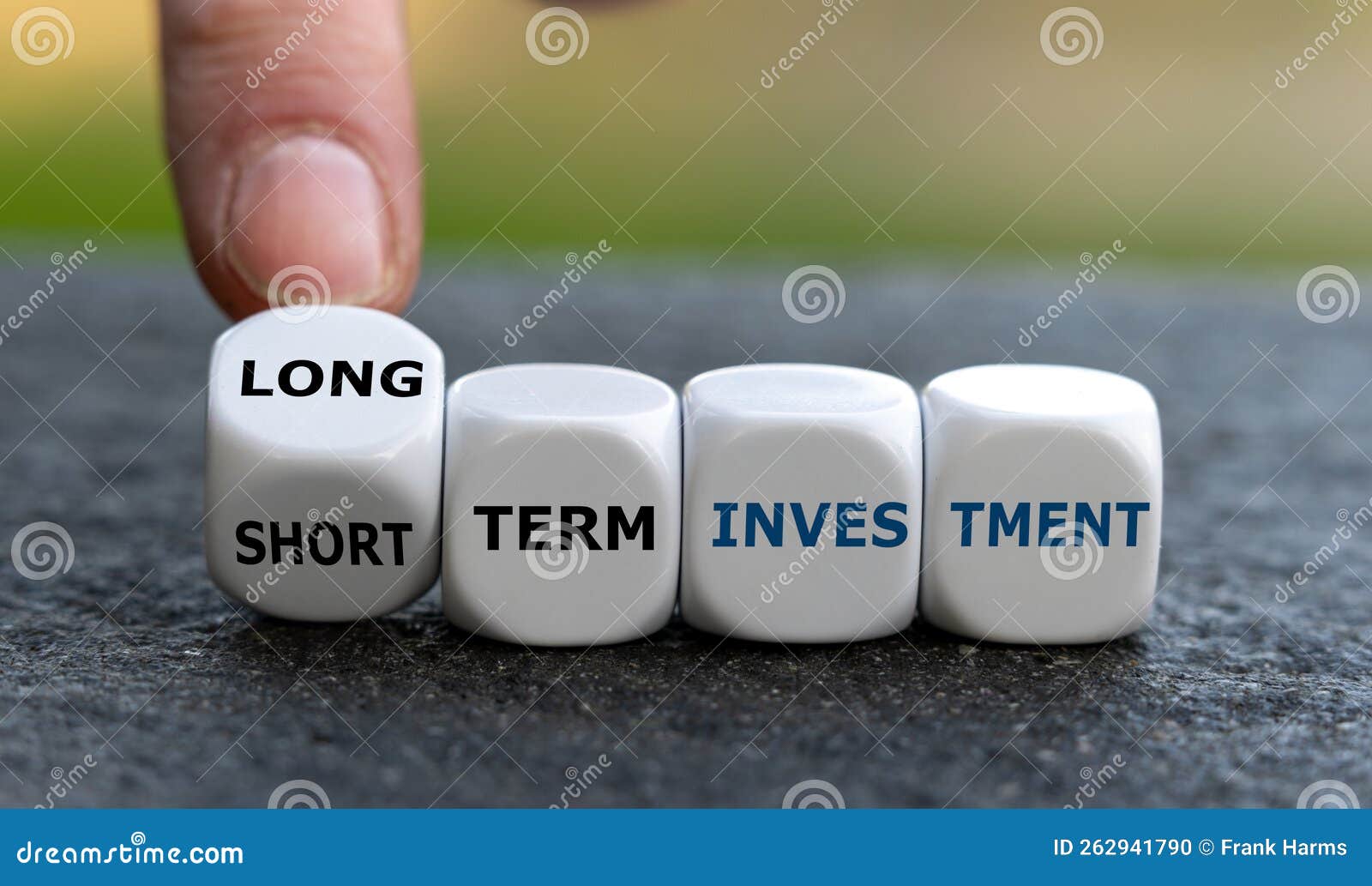 Hand Turns Dice and Changes the Expression `short Term Investment` To ...